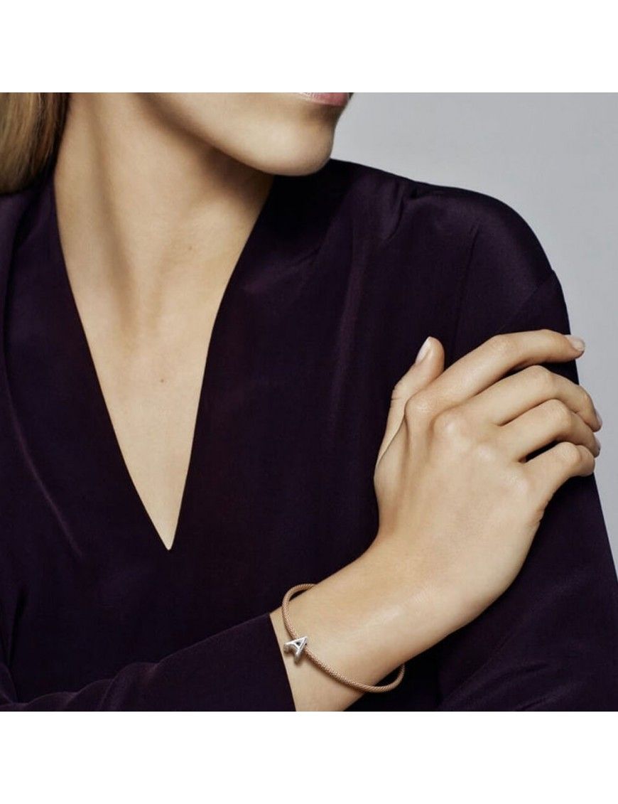 Charm Pandora Plata Letra A 797455. Colección Otoño 2018.