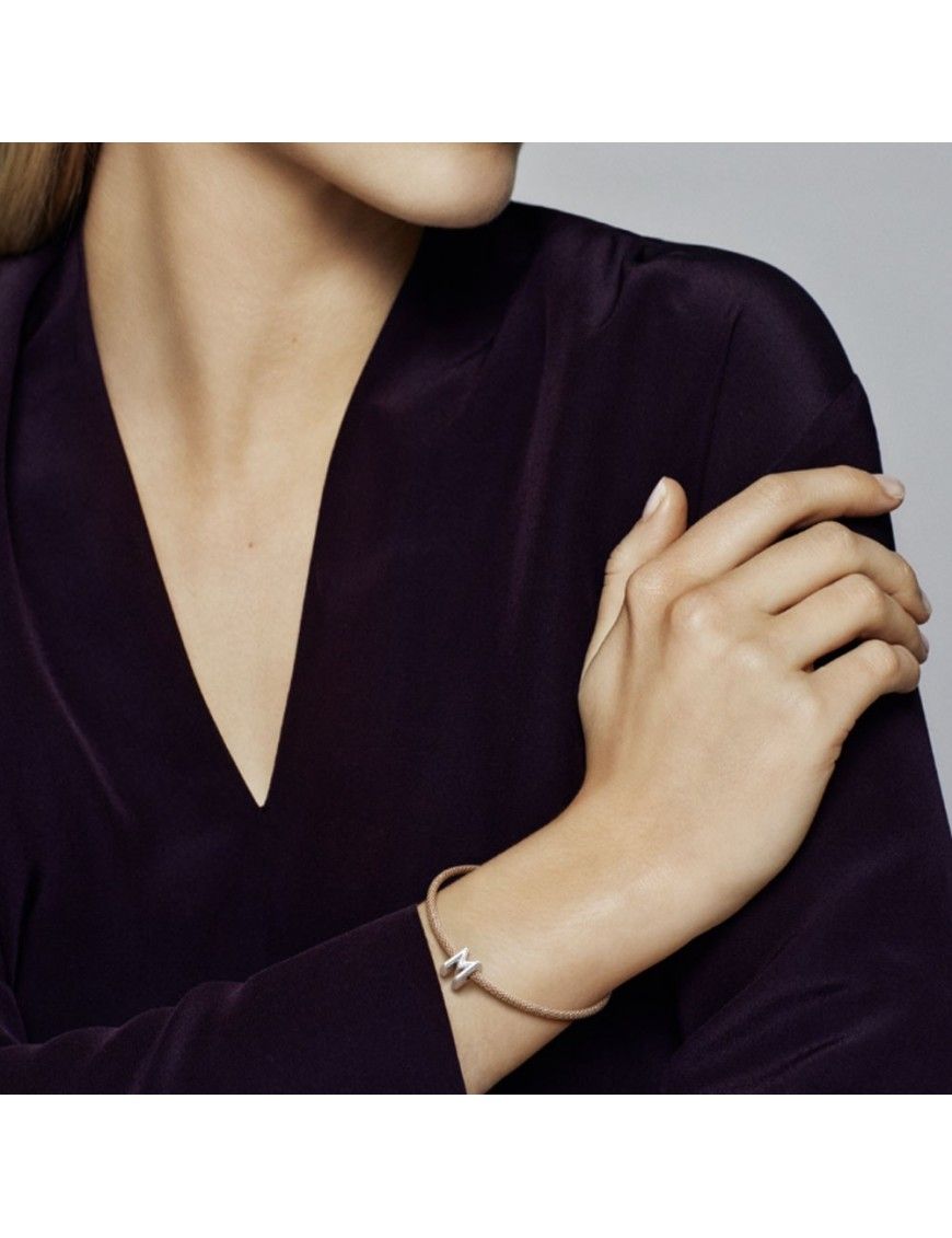 Charm Pandora Plata Letra M 797467. Colección Otoño 2018.