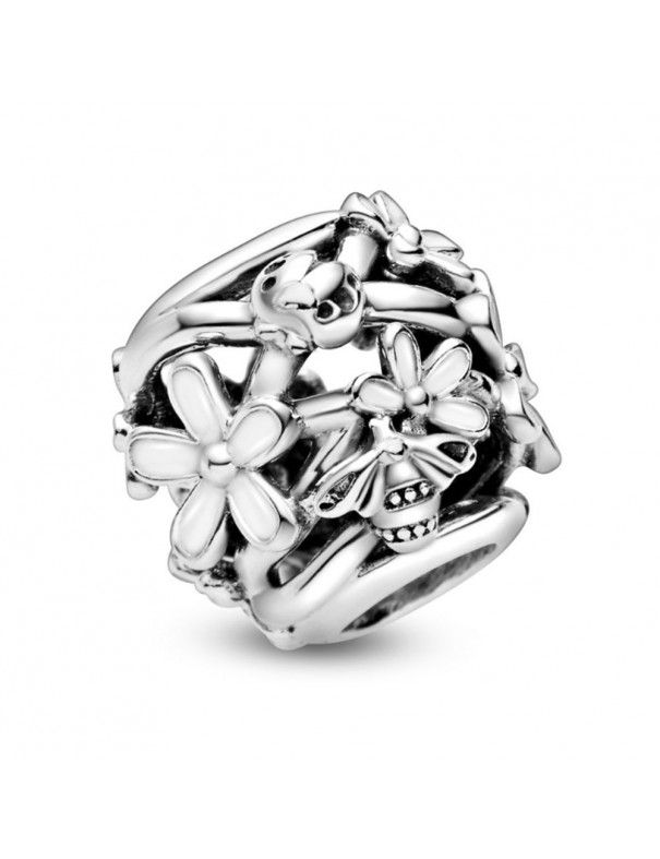 Charm Pandora Filigrana Margaritas 798772C01. Está realizado en plata