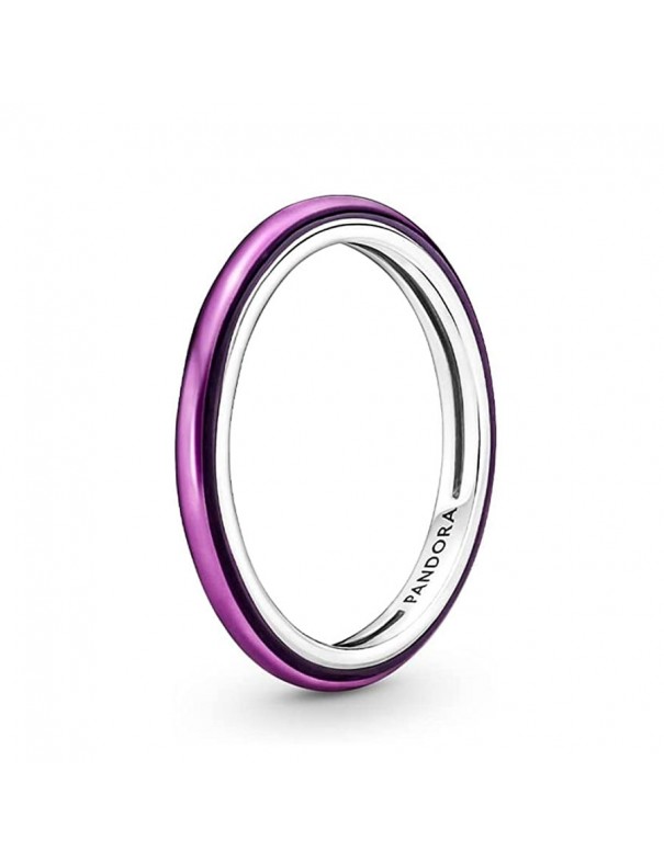 Anillo de plata Pandora Me Púrpura Impactante 199655C01-50