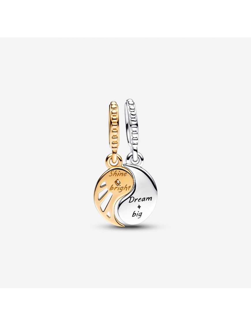 Charm colgante Pandora Sol y Luna Divisible 762678C01.