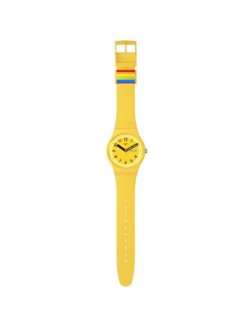 Reloj Swatch Proudly Yellow SO29J702 unisex