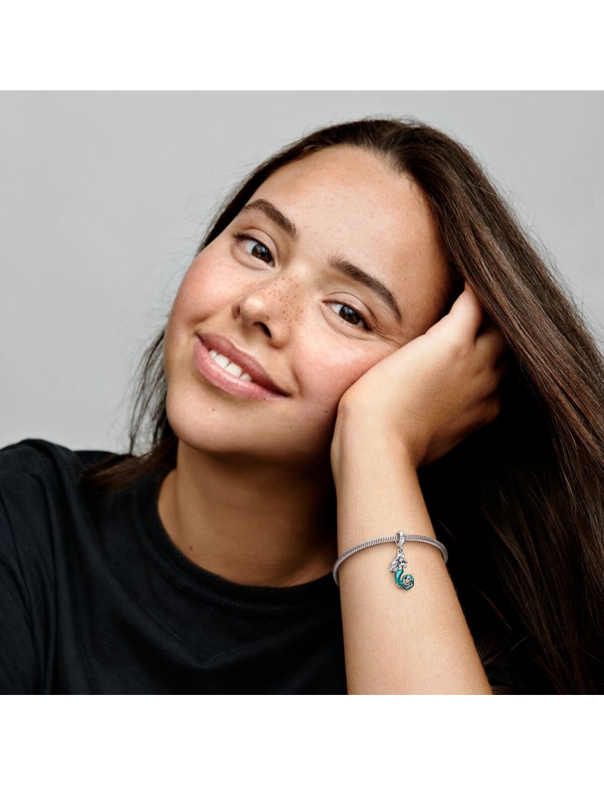 Charm de plata Pandora Ariel de La Sirenita de Disney 792695C01.