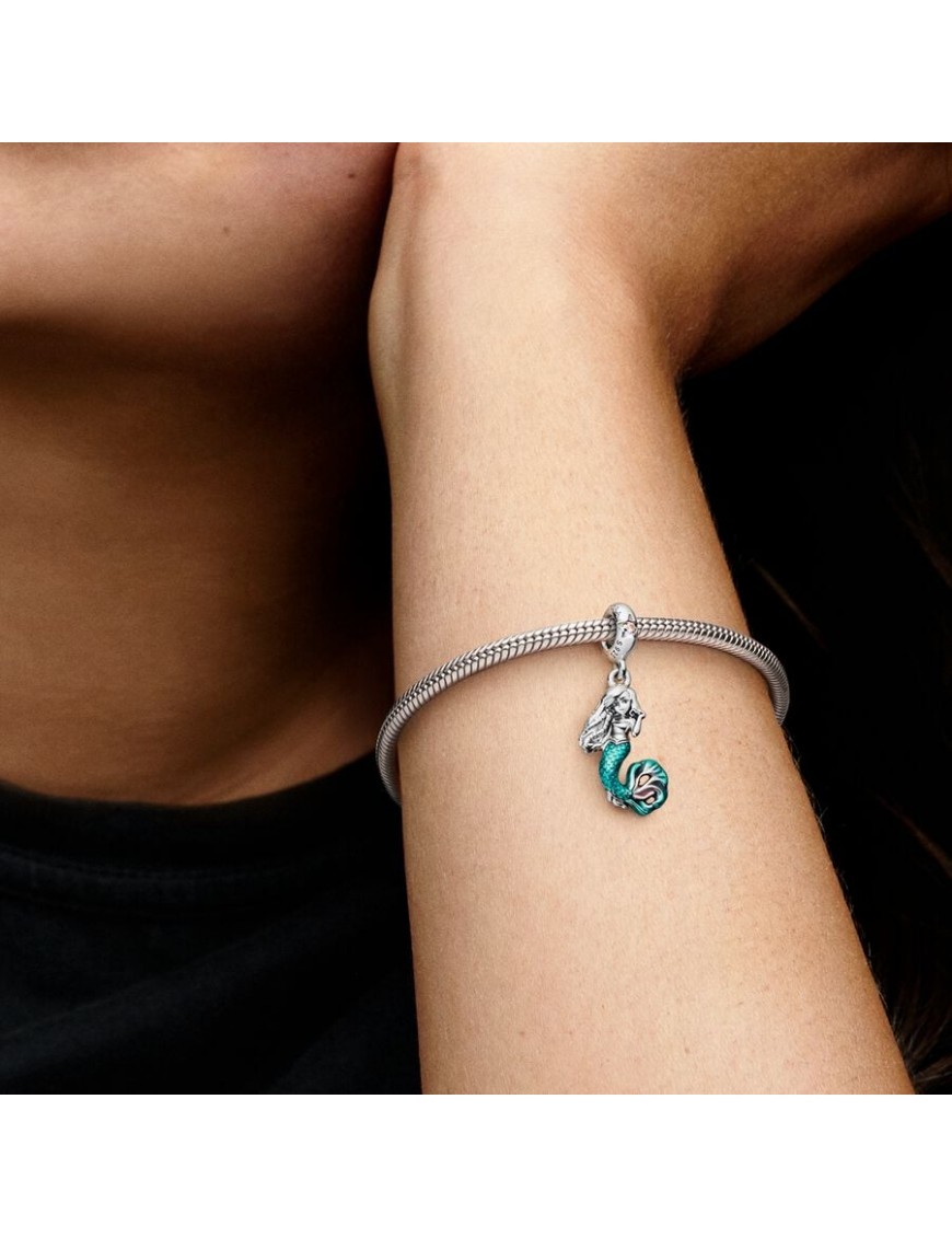 Charm de plata Pandora Ariel de La Sirenita de Disney 792695C01.