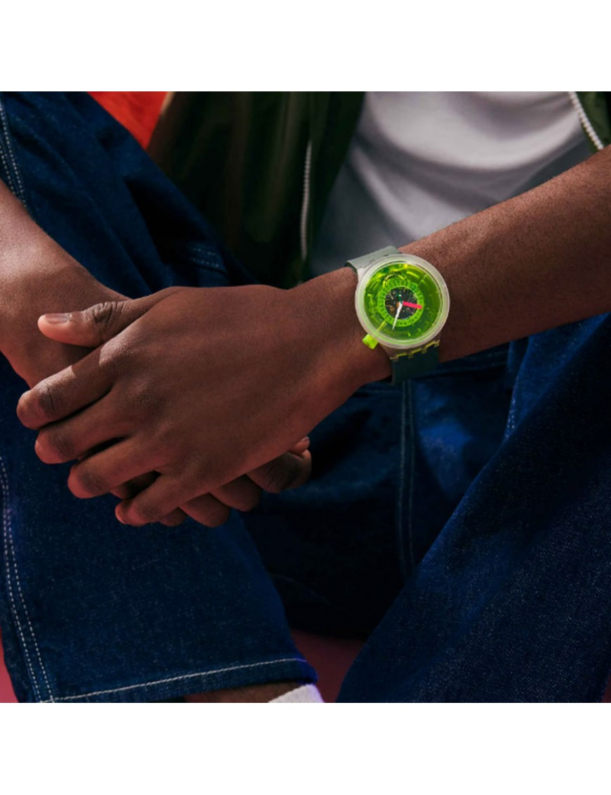 Reloj Swatch Blinded In Neon SB05K400 unisex