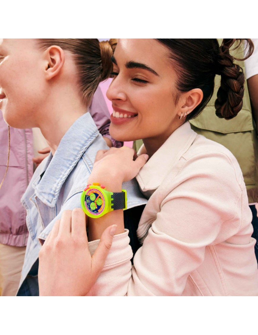 Reloj Swatch Neon To The Max SB06J100 unisex