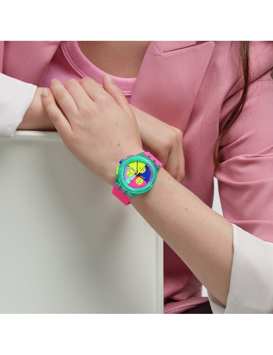 Reloj Swatch Neon Flash Arrow SUSG408