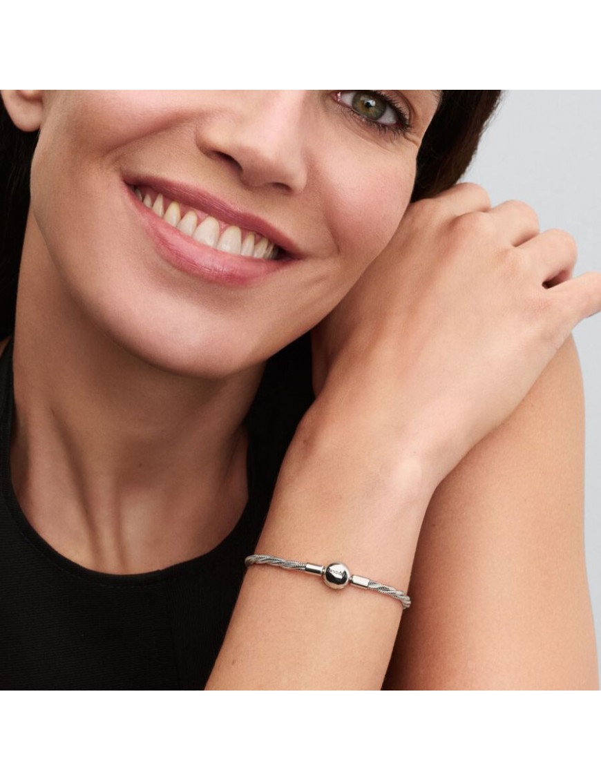Pulsera Pandora Trenzada con Cierre de Bola 593757C00-19